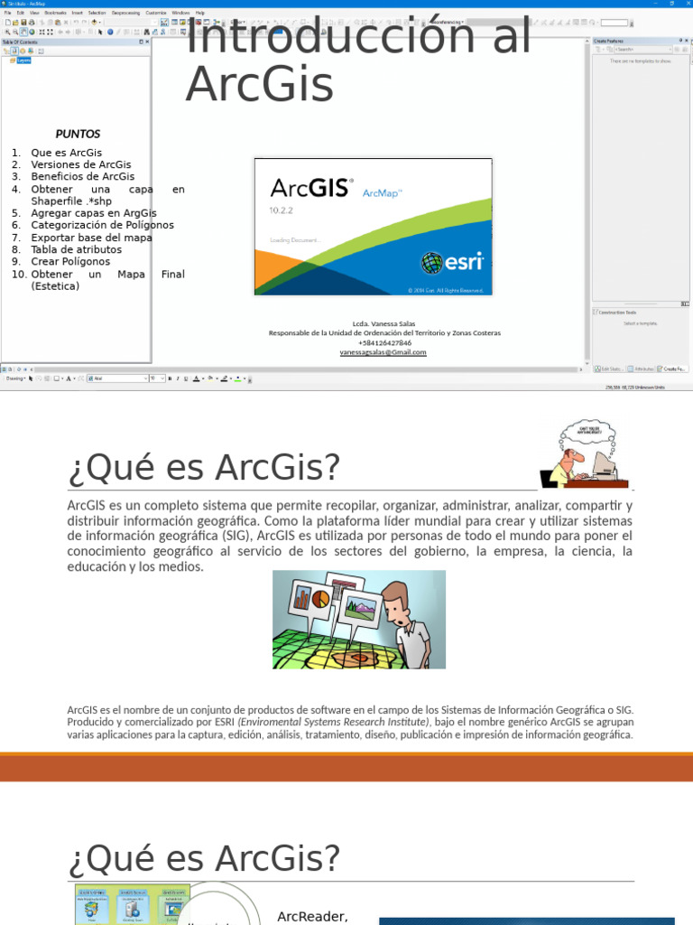 Instrucción Al ArcGis - ArcMap | PDF | Sistema de información ...