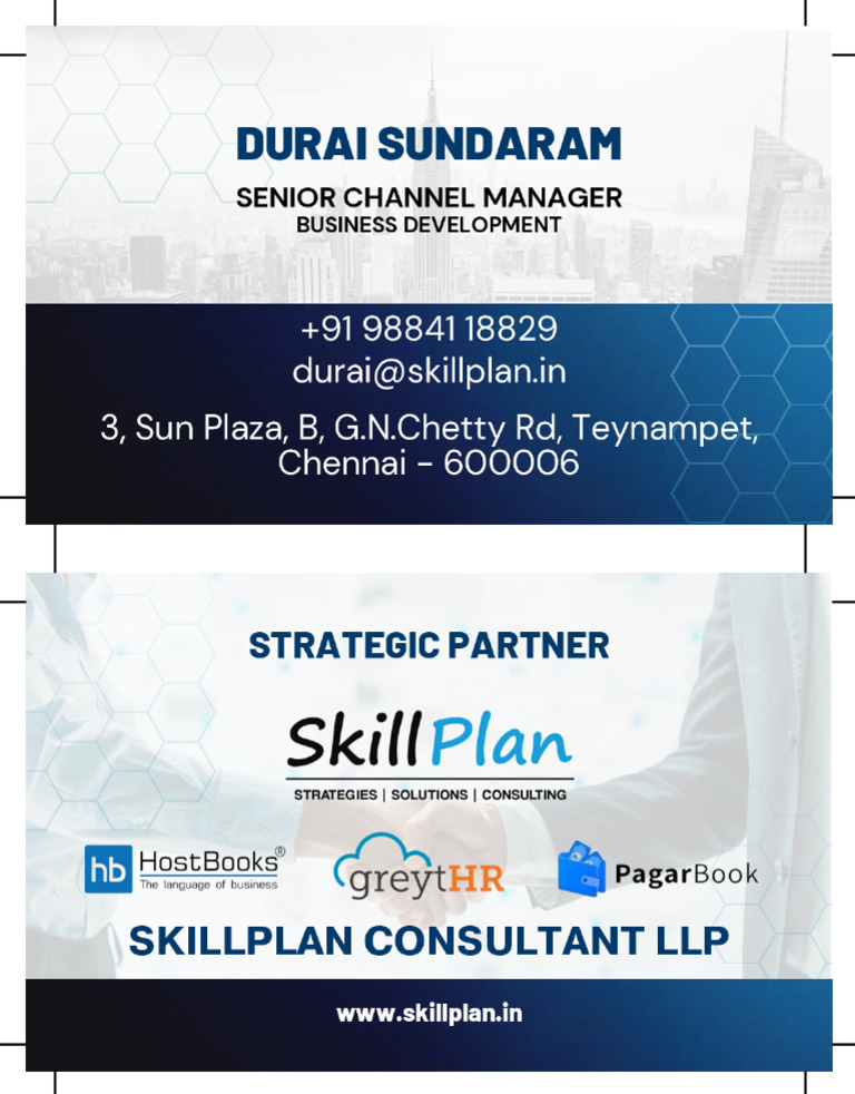 Durai Business Card | PDF