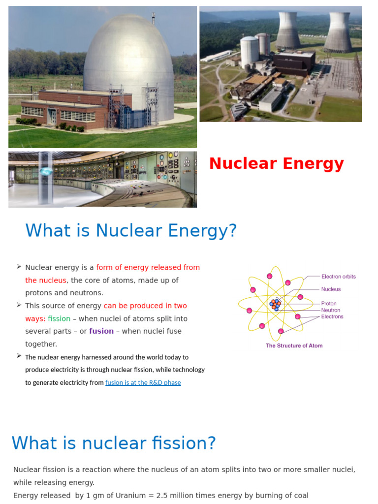 Understanding Nuclear Energy and Fission | PDF | Nuclear Reactor ...