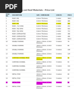 Hardiflex Price List and Sizes | PDF | Sheet Metal | Wall
