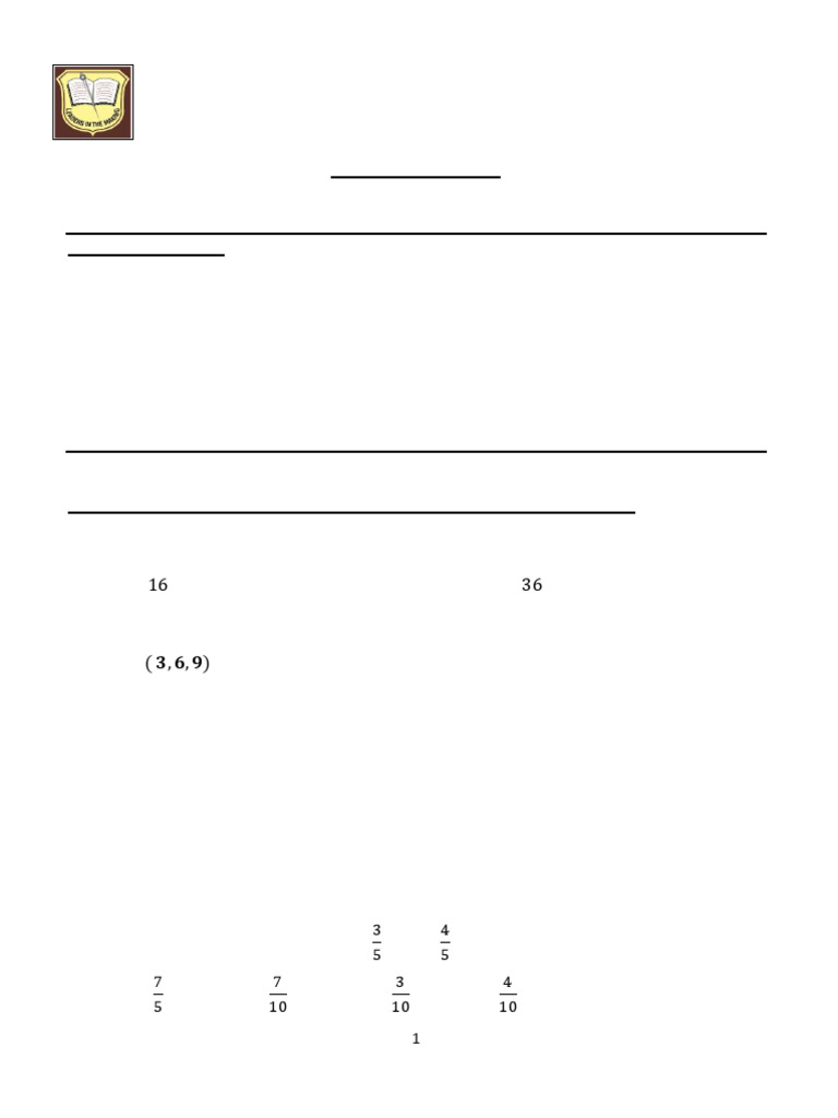 Gr8 Half Yearly Math MODELQP 2022 23 | PDF | Elementary Mathematics | Elementary Geometry