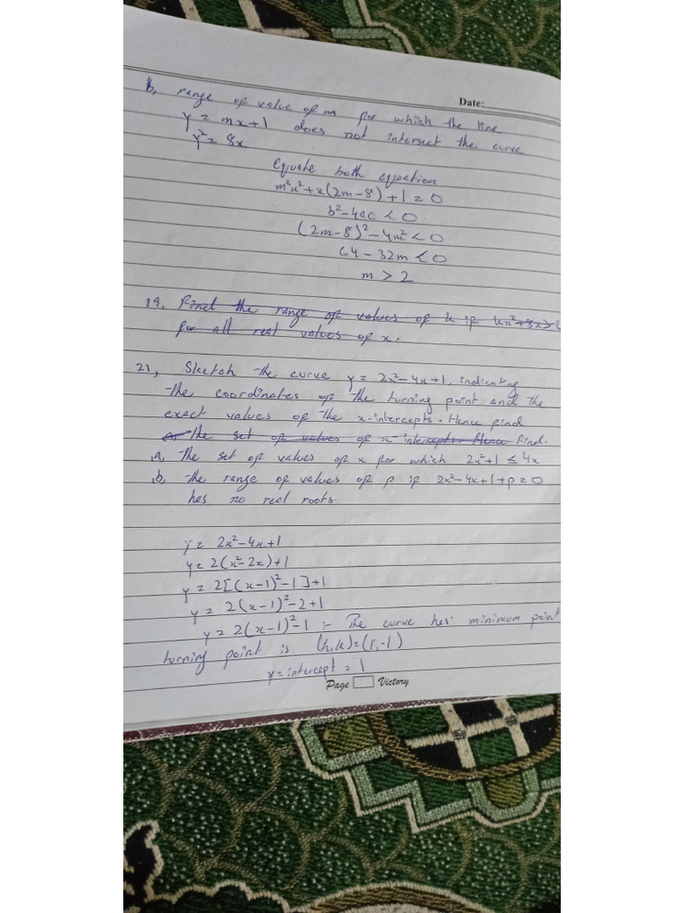 Chapter 4 Miscellaneous Add Maths | PDF