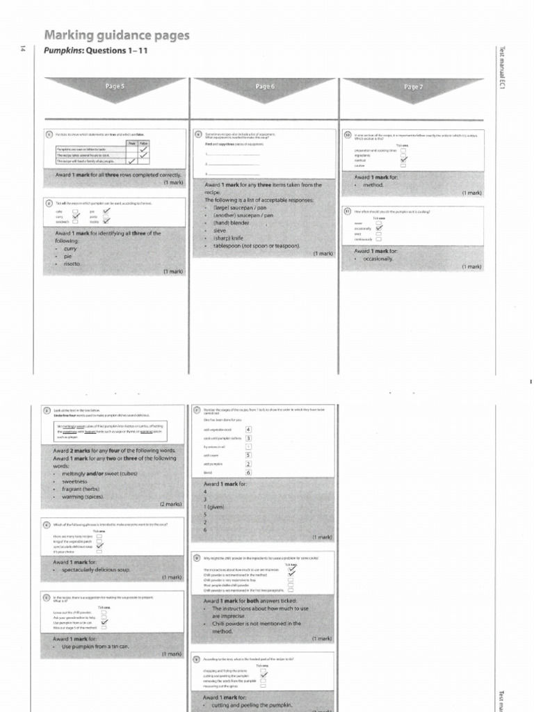 EC1 Markscheme | PDF