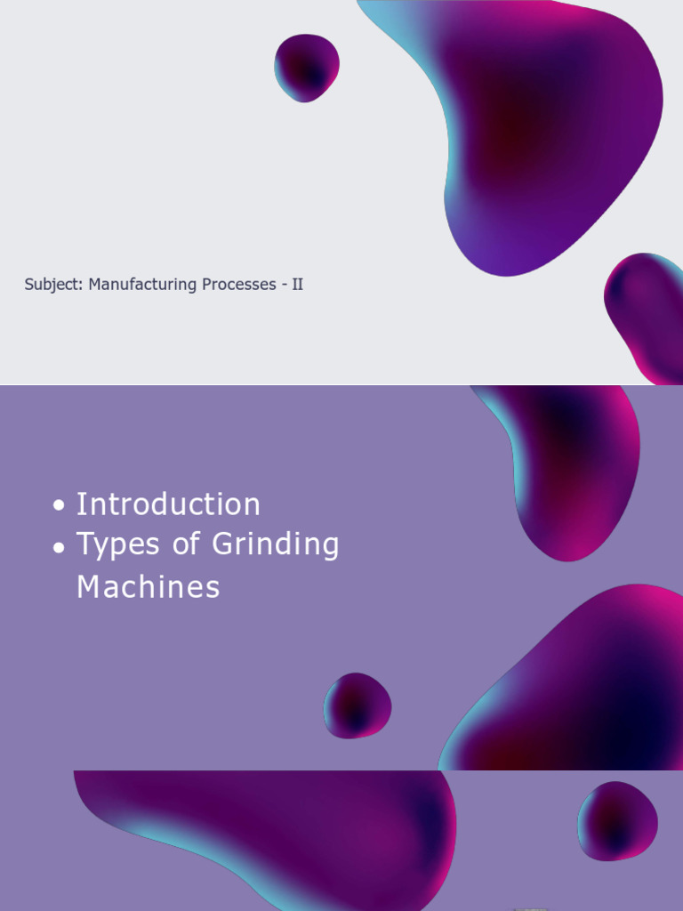Unit 4 Classification of Grinding Machine | PDF | Grinding (Abrasive Cutting) | Cutting Tools