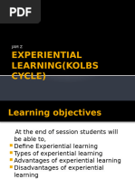 Kolbs Learning Styles and Experiential Learning Cycle | PDF | Learning ...
