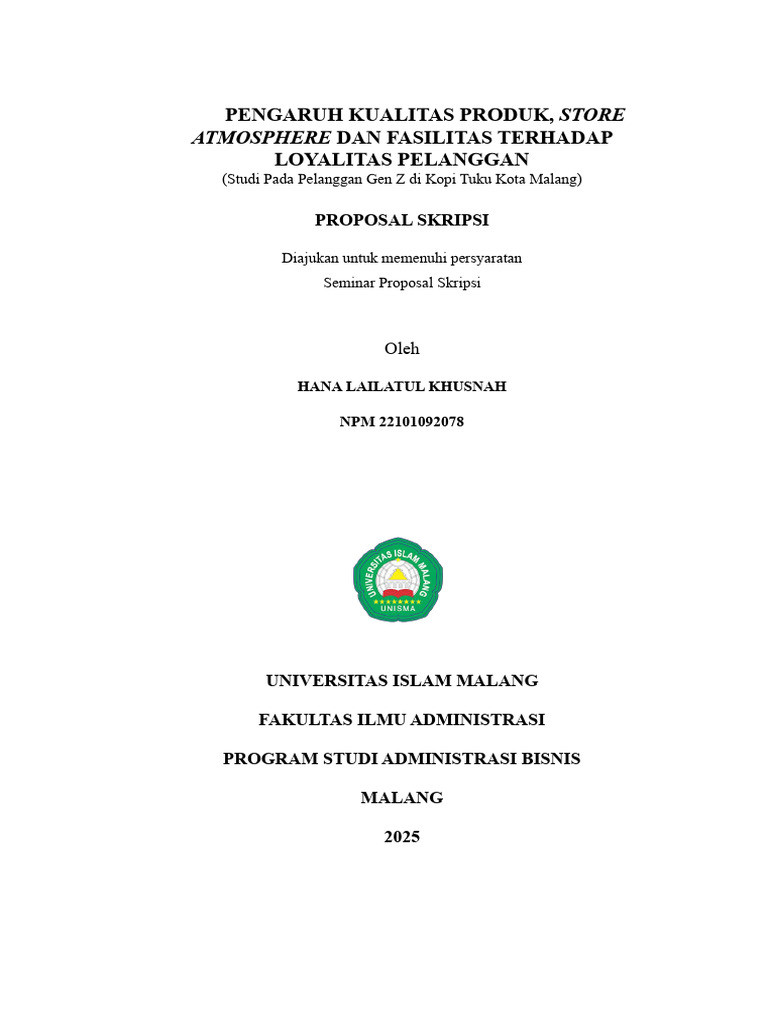 Hana Berkas Sempro | PDF