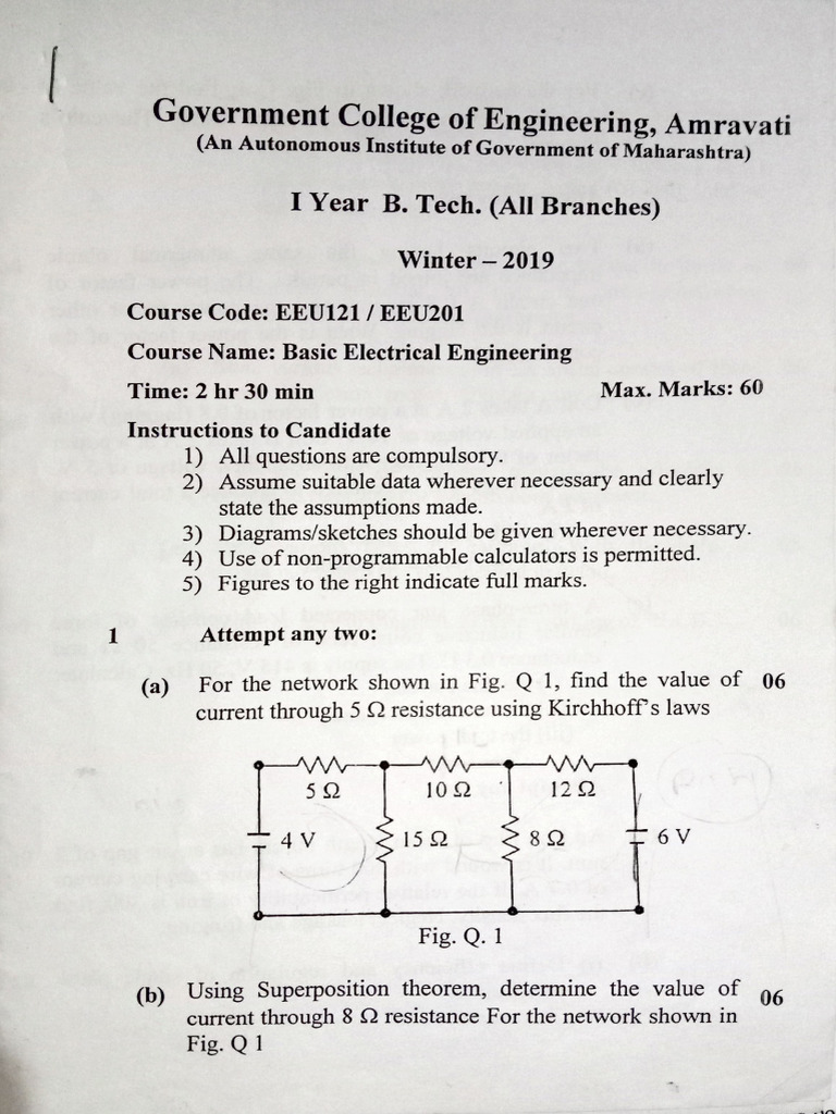 Chem and BEE PYQ | PDF