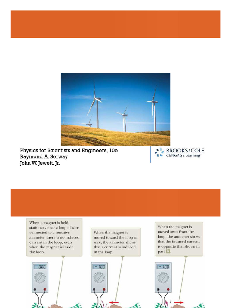 Chapter 30 Faraday's Law | PDF | Electromagnetic Induction | Electric Motor