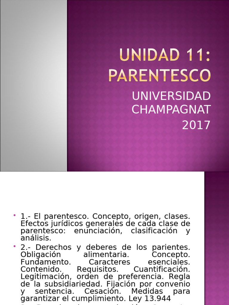 Parentesco y Derechos Familiares en Argentina | PDF | Parentesco | Adopción
