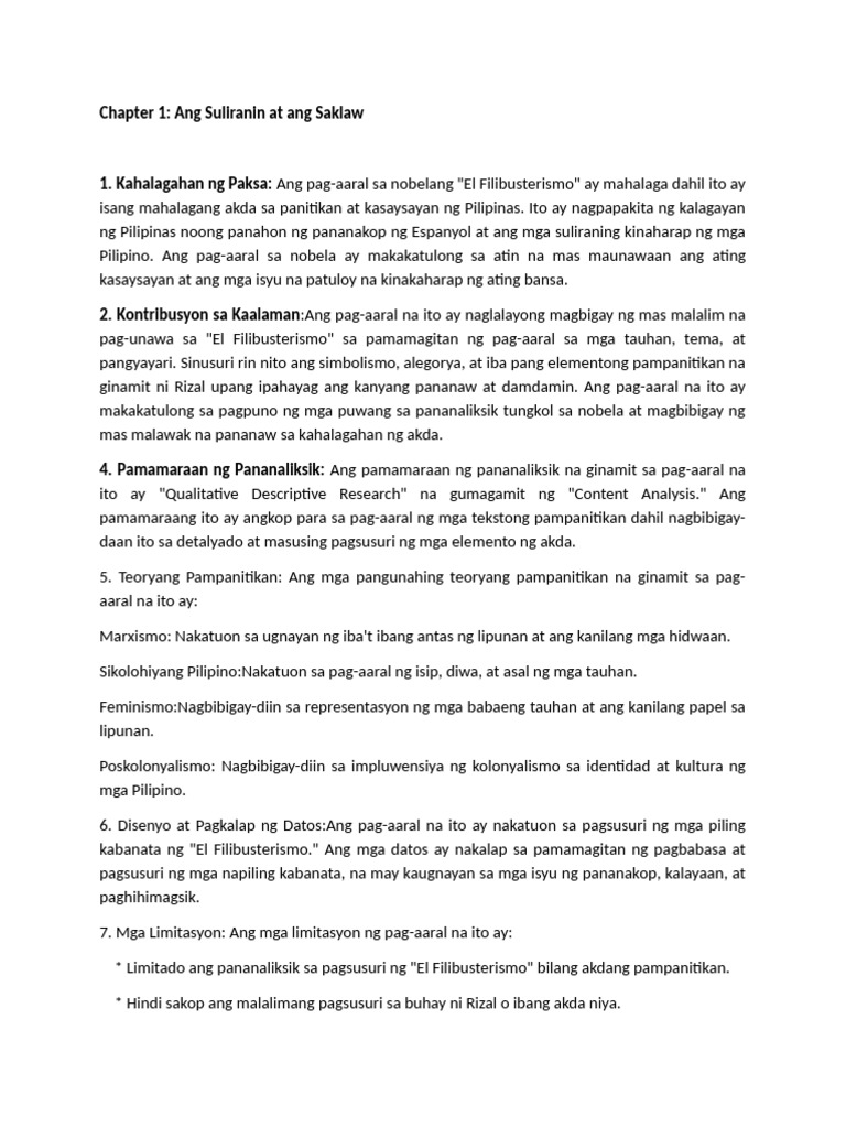 Possible Research Questions | PDF