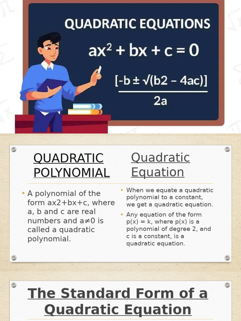 Solving Quadratic Equations Explained | PDF | Quadratic Equation ...
