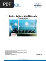 Bruker MALDI Sample Prep Guide | PDF | Scientific Techniques ...