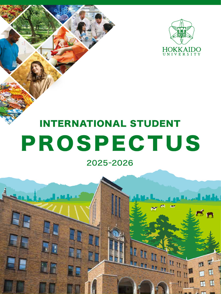 Hokkaido University International Student Prospectus 2025 2026 EN | PDF