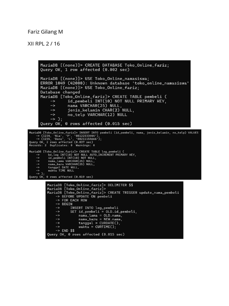 Fariz Trigerd Old New | PDF
