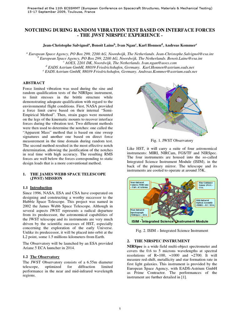 Notching During Random Vibration Test Ba | PDF | Spectral Density ...