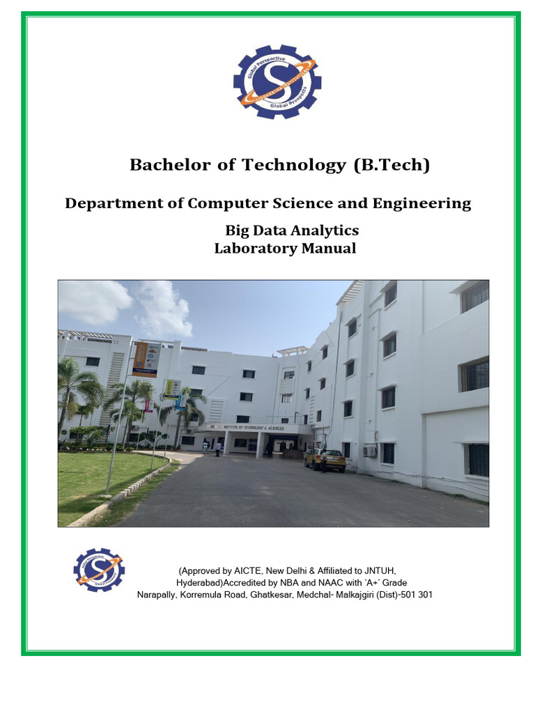 Bda Manual Lab Manual | PDF | Apache Spark | Apache Hadoop