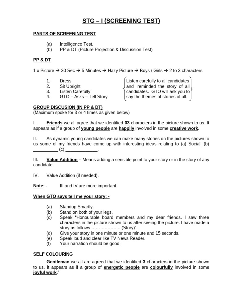 Screening Test | PDF