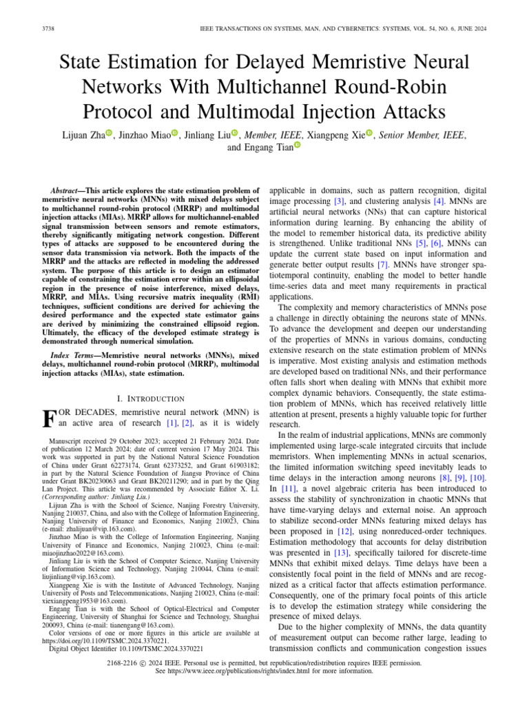 State Estimation For Delayed Memristive Neural Networks With ...