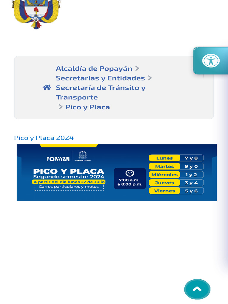 Pico y Placa | PDF
