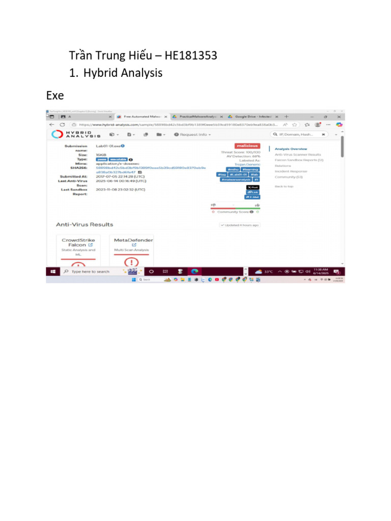 TranTrungHieu HE181353 IAM Lab8 | PDF
