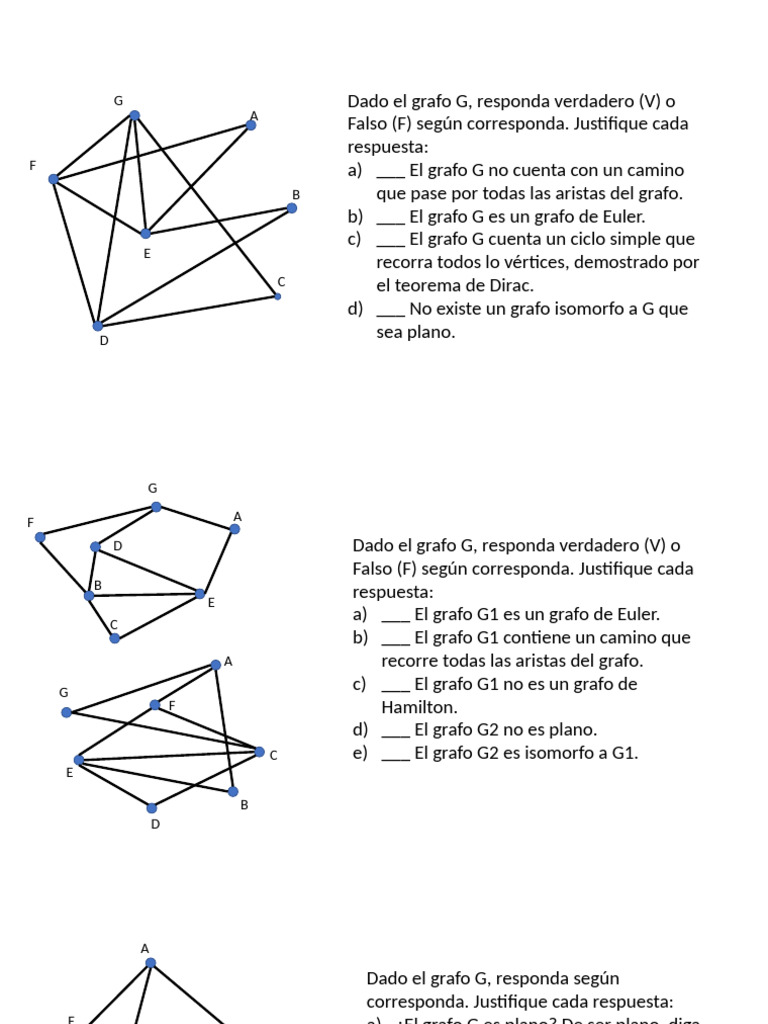 Ejercicios Del Seminario | PDF | Teoría de grafos | Relaciones matematicas
