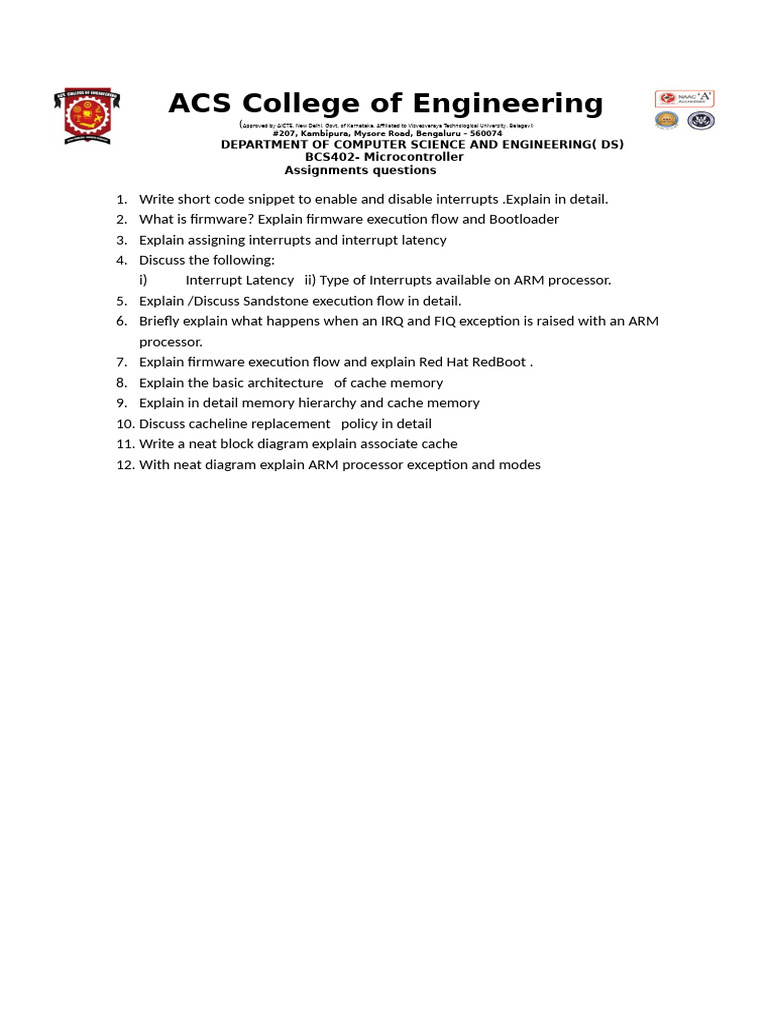 Assignment Qns-3 MC | PDF