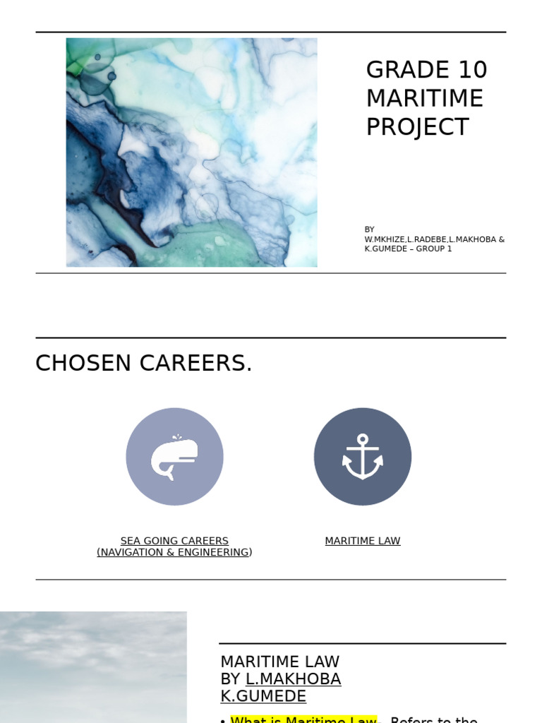 Maritime Project Term 1 | PDF