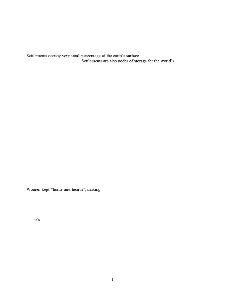 Evolution of Settlement | PDF | Stone Age | Paleolithic