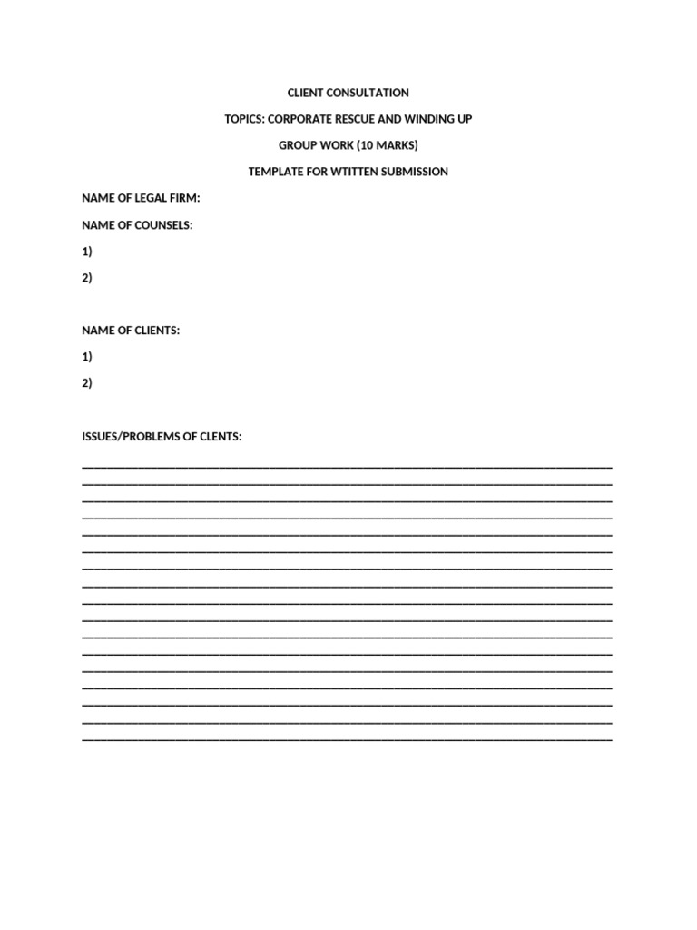 Template Written Submission | PDF | Practice Of Law | Justice