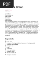 Banana Bread Recipe - Preppy Kitchen | PDF | Baking | Breads