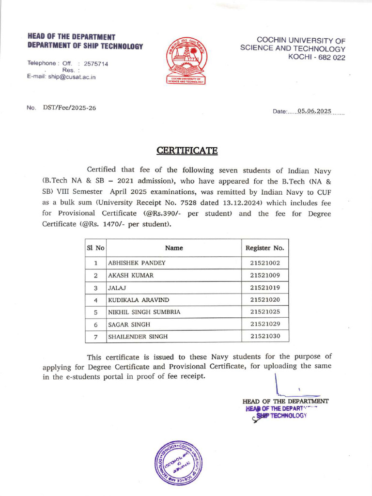 Certificate Compressed | PDF
