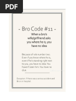 The Bro Code | PDF