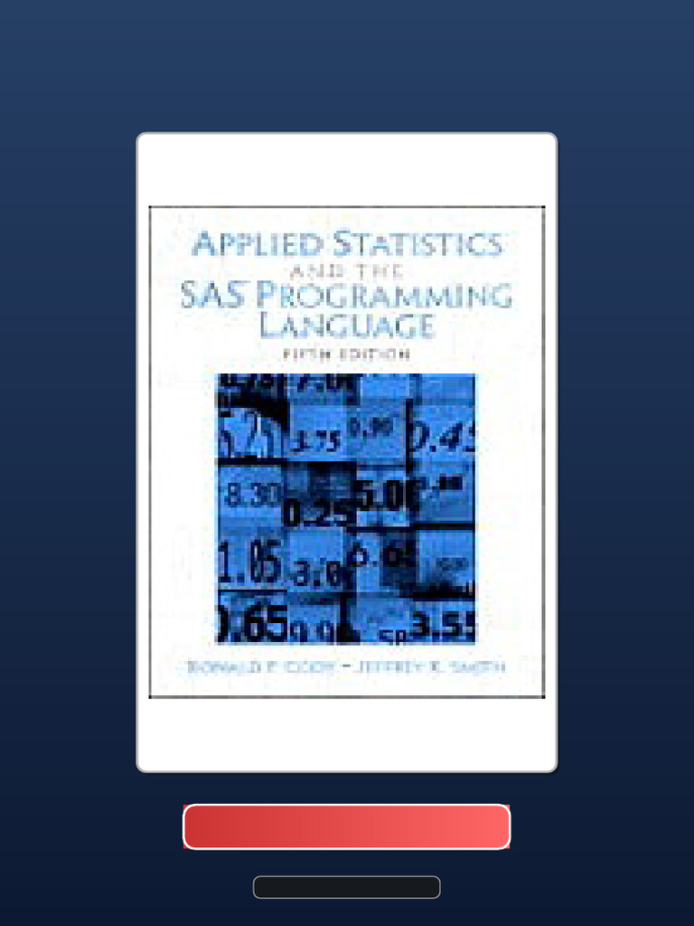 Testbank for Accompany Applied Statistics and the SAS Programming ...