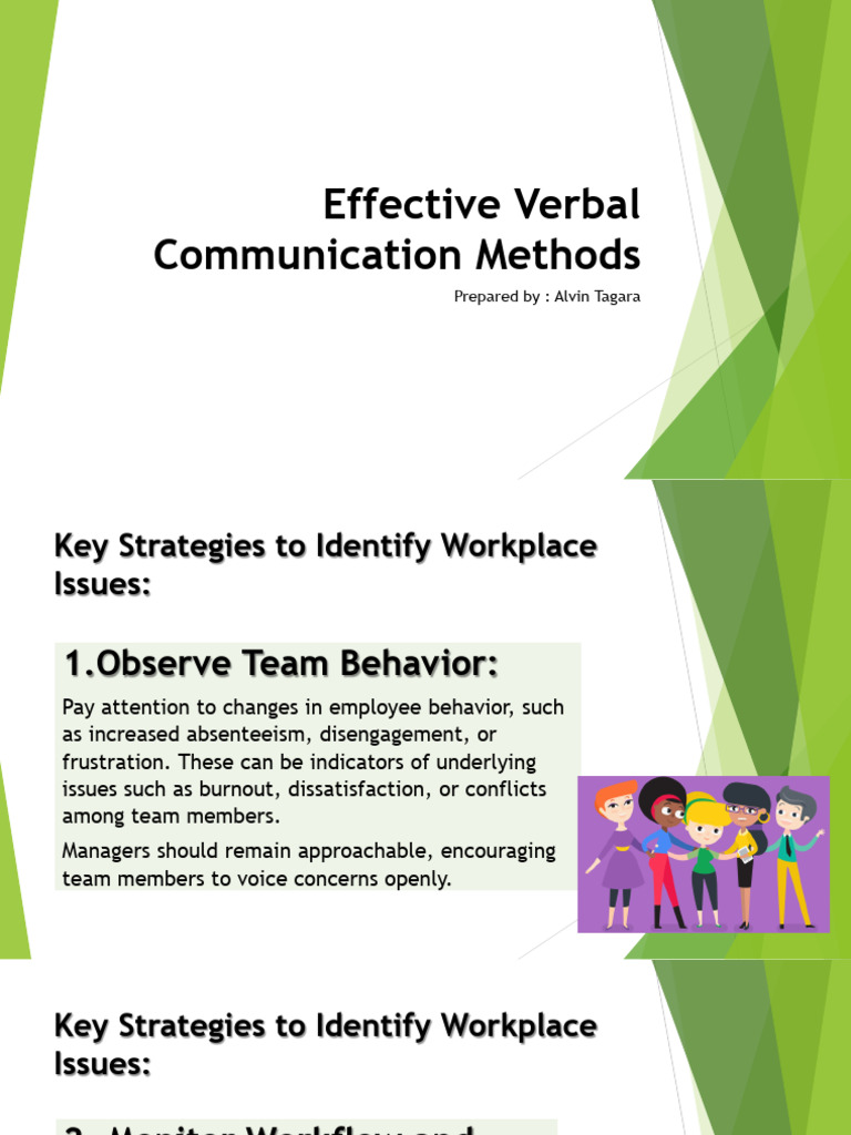 Week 1 Effective Verbal Communication Methods | PDF | Communication ...