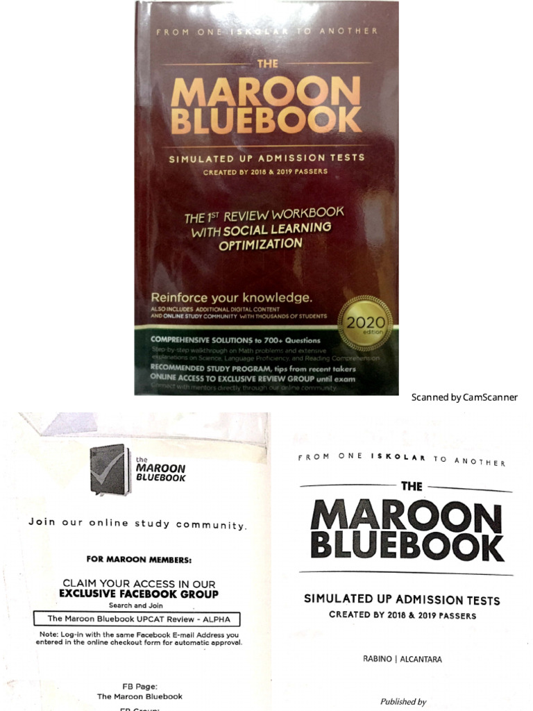 Maroon Blue Book Cheat Sheet PDF | PDF