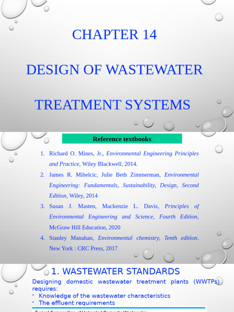 Wastewater Treatment System Design Guide | PDF | Sewage Treatment ...