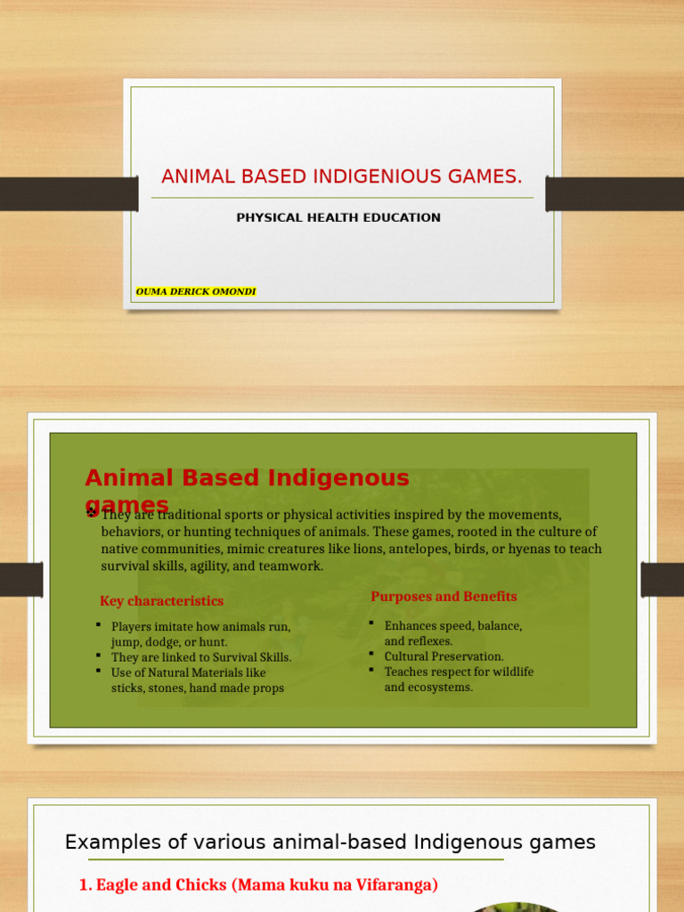 Indigenous Animal Games in Kenya | PDF | Zoology