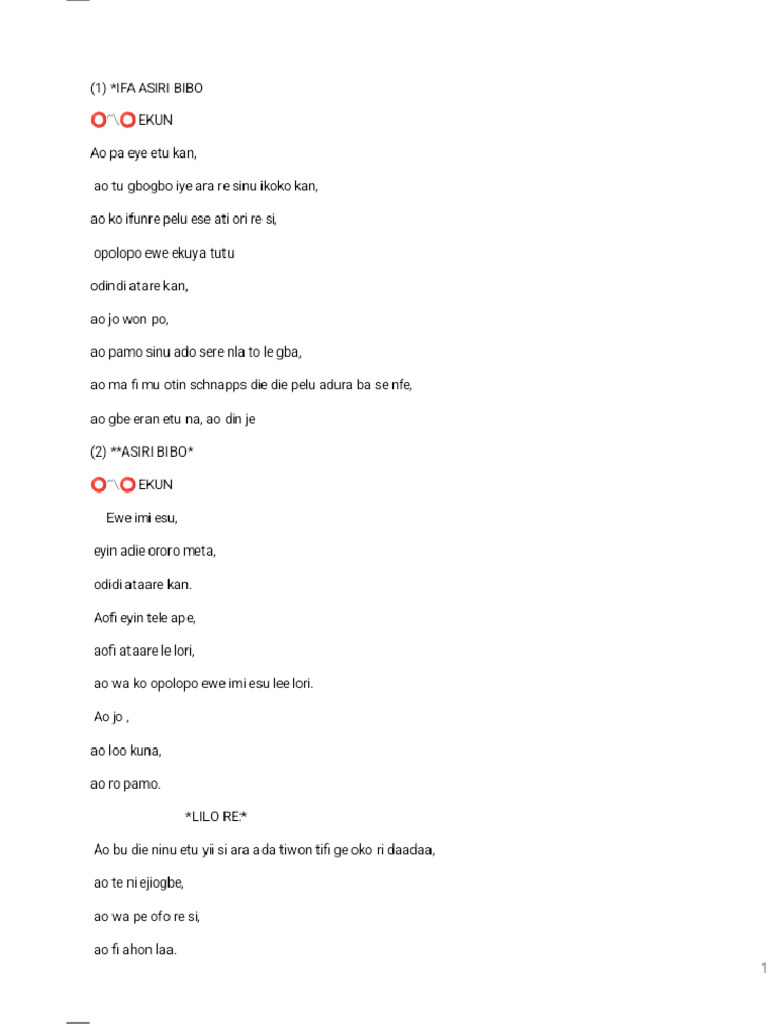 1) Ifa Ibasiri Omo Ekun (0) - Phoenix | PDF