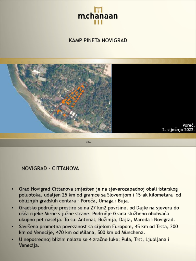 Kamp Pineta Novigrad 3 | PDF