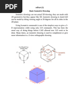 Isometric Drawing in AutoCAD Guide | PDF | Auto Cad | Autodesk