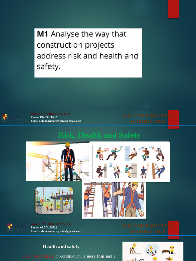 Construction Technology (LO1, M1) - Risk Assessment | PDF ...