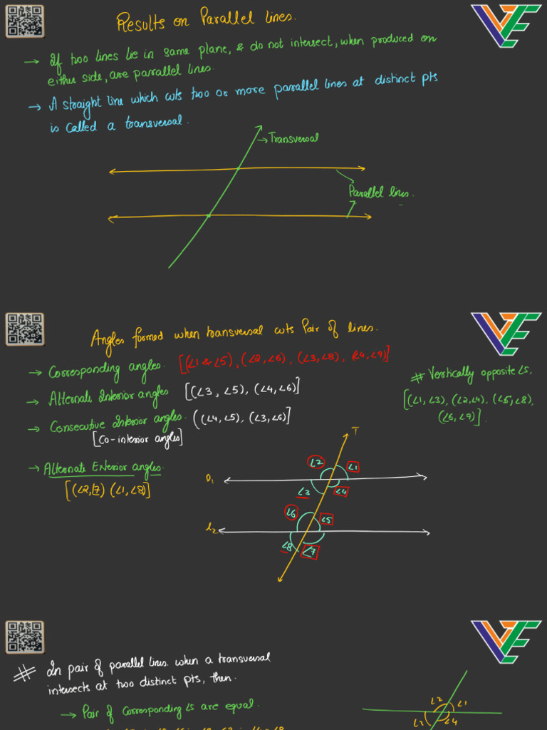 Results On Parallel Lines | PDF