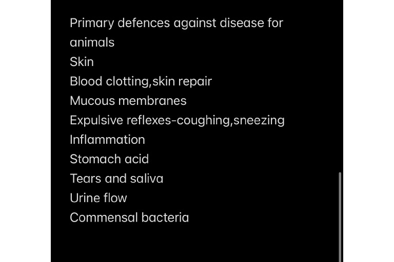 Primary Defences Against Disease For Animals | PDF