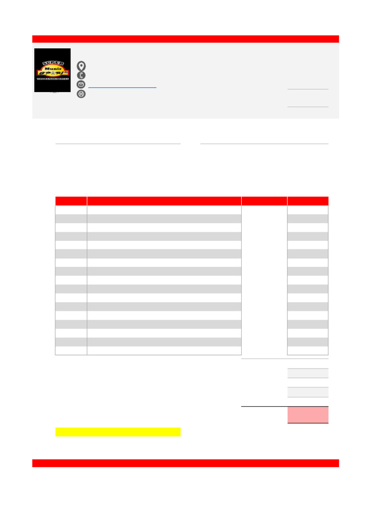 Formato Cotización - Proforma | PDF