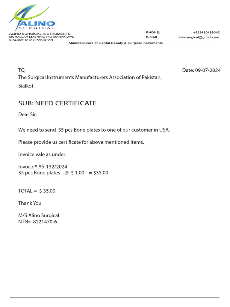 Certificate REQ | PDF