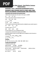 Grade 8 Algebraic Expressions Practice | PDF | Variable (Mathematics ...