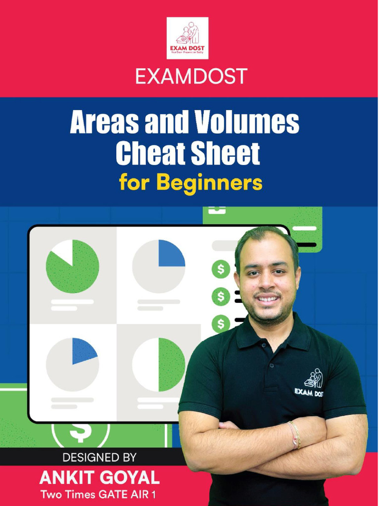 Areas and Volume Cheat Sheet | PDF | Area | Triangle