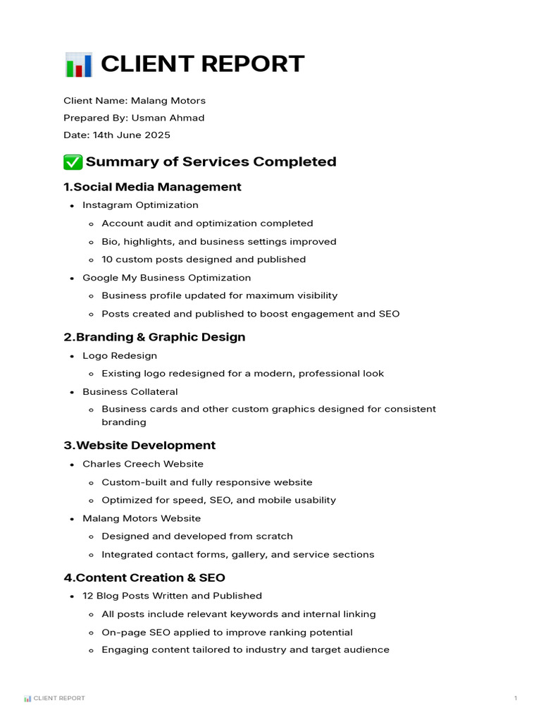 Client Report | PDF