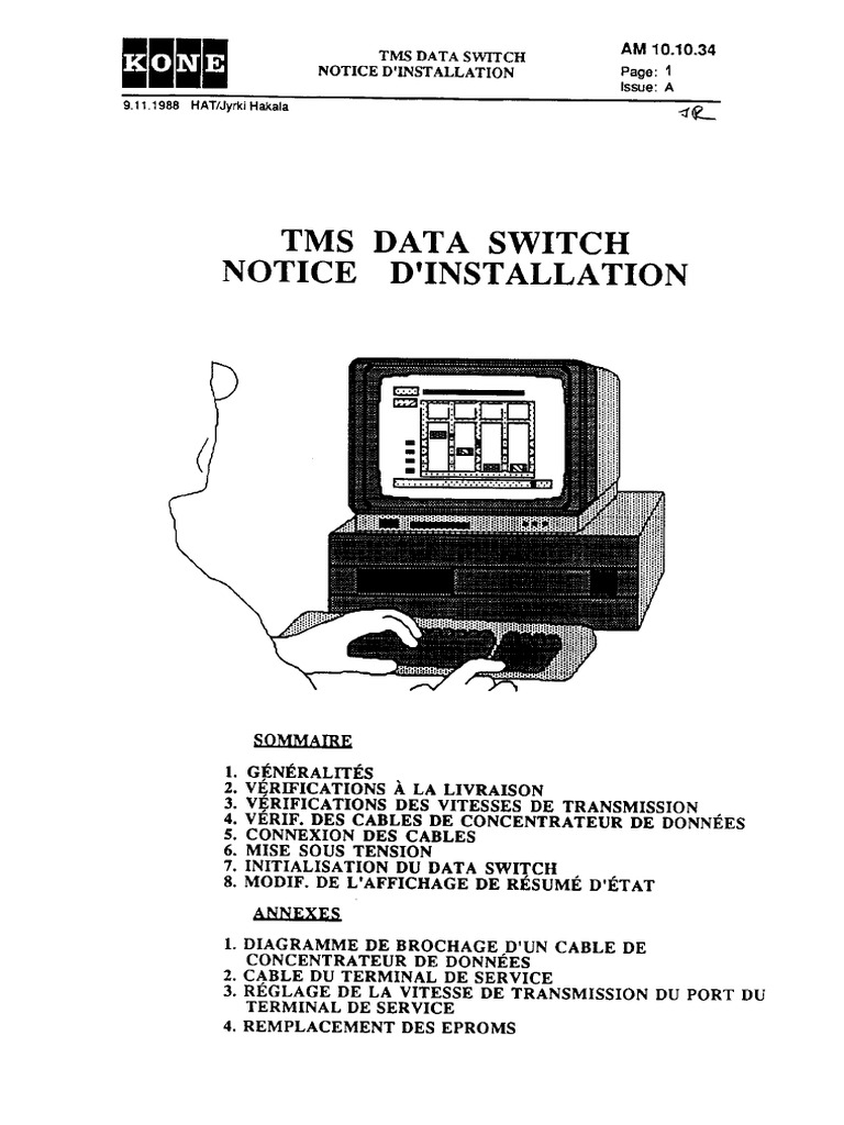 TMS Data Switch - Notice D Installation | PDF