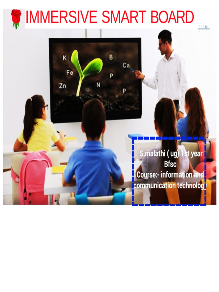 Immersive Smart Board | PDF | Augmented Reality | Virtual Reality